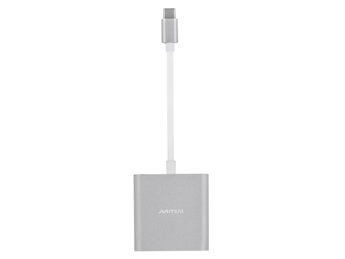 Hub MITSAI USB-C 3 en 1 (USB-C - USB 3.0 - Hdmi) | Worten Canarias