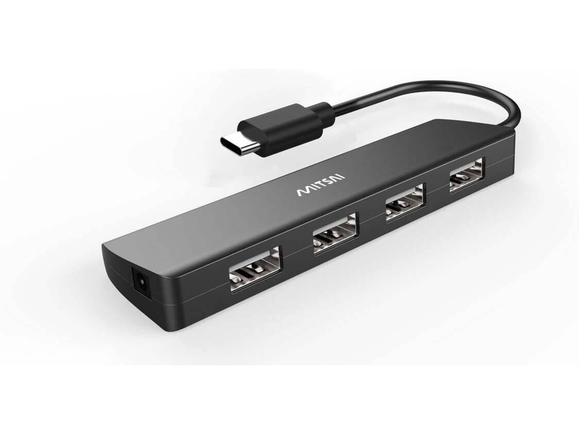 Hub MITSAI 4 Puertas (USB-C - USB) | Worten Canarias