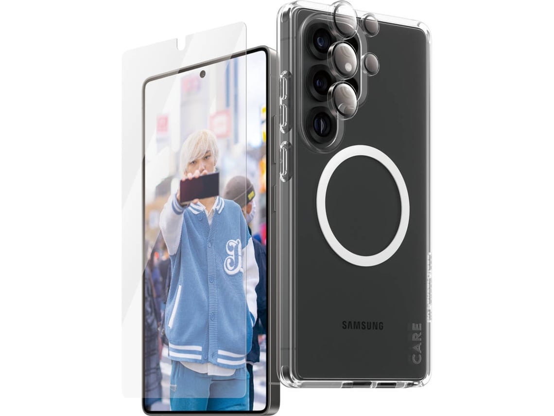 Kit PANZERGLASS Care Flagship 3 en 1 Samsung Galaxy S25 Ultra | Worten ...