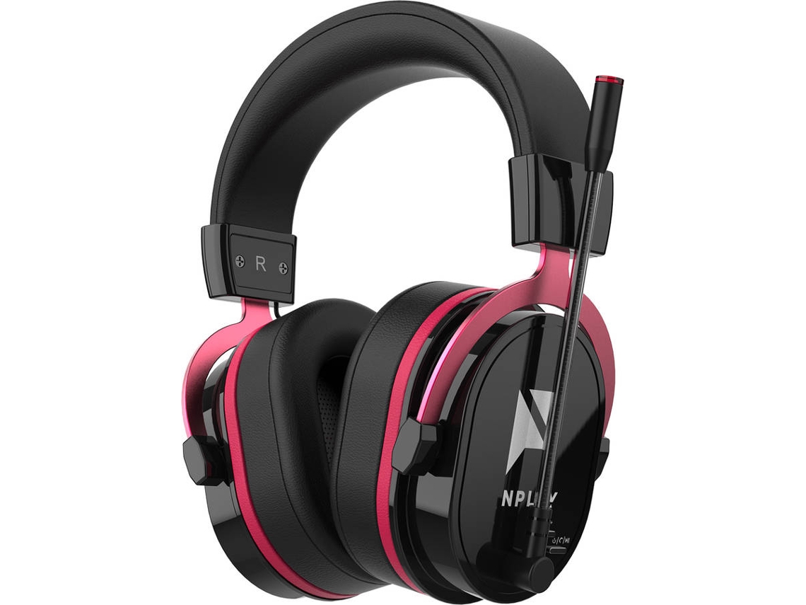 Auriculares Gaming NPLAY Contact Inalámbrico RGB (Over Ear ...