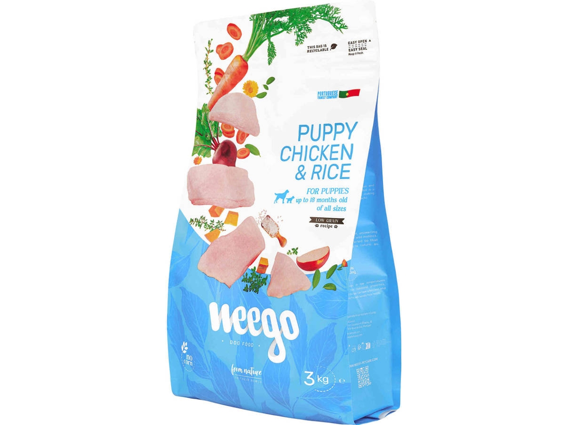 Pienso Seco para Perro WEEGO Júnior Pollo y Arroz (3 kg) | Worten Canarias