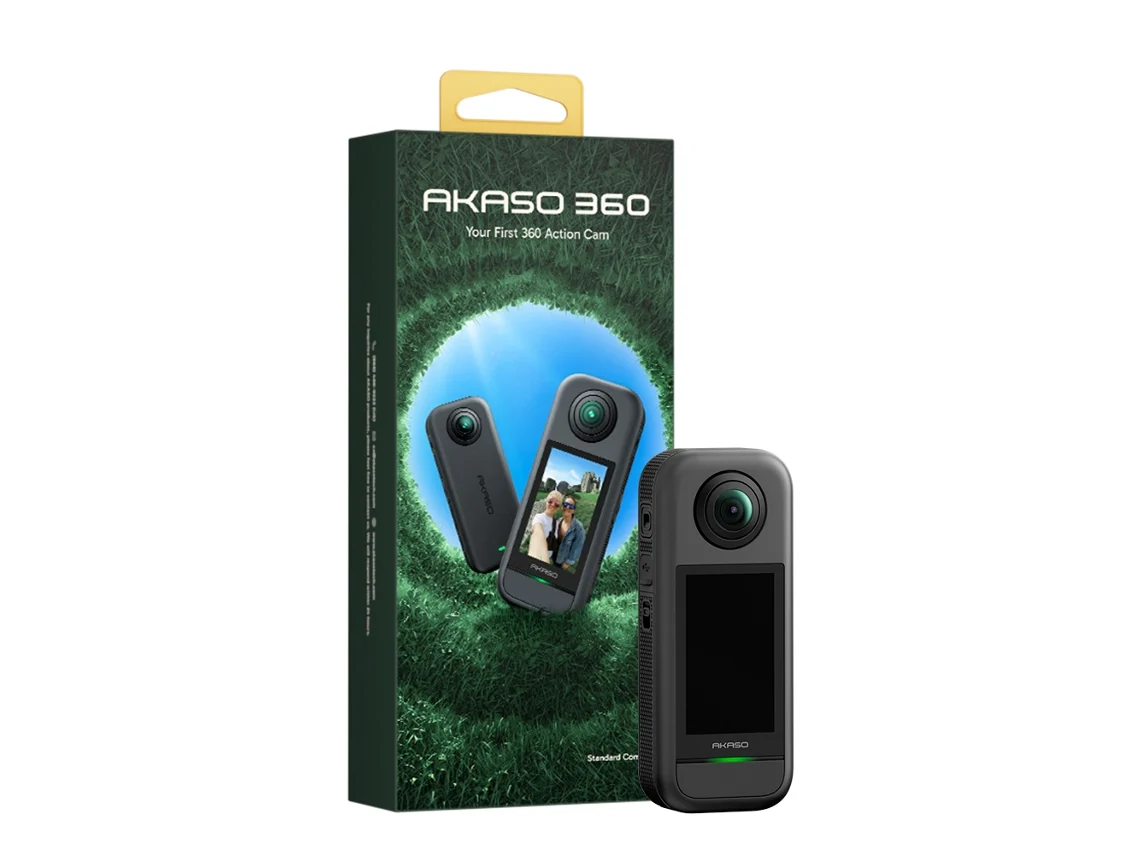 Action Cam 360 AKASO Standard Combo (5.7 K - 72 MP - Wi-Fi y Bluetooth ...