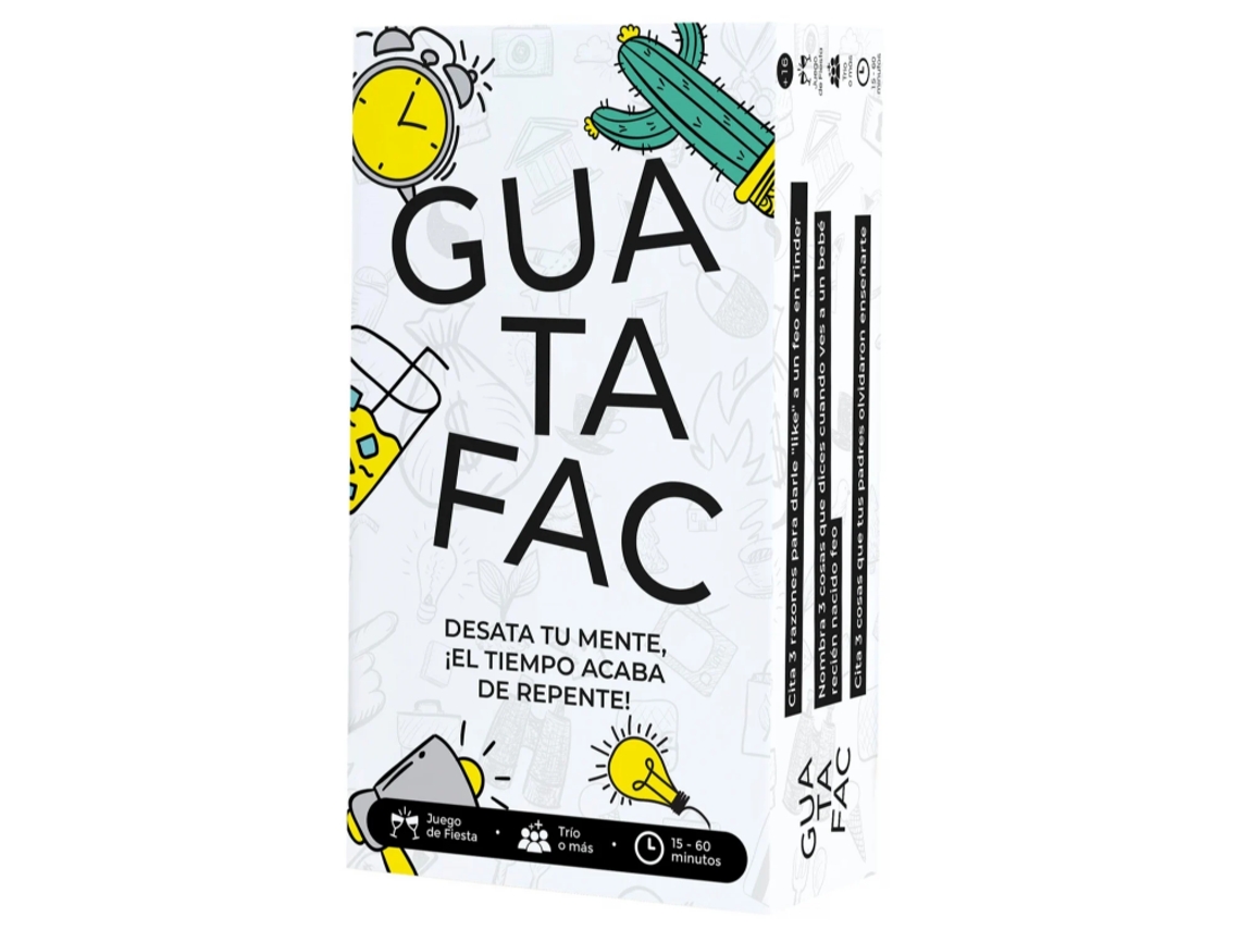 Juego de Cartas Guatafac - Formato de viaje | Worten Canarias